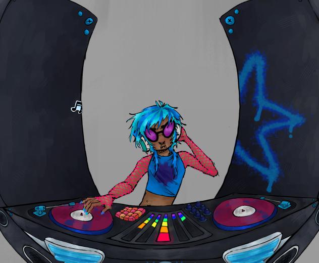 DJ PON 3 - ibisPaint