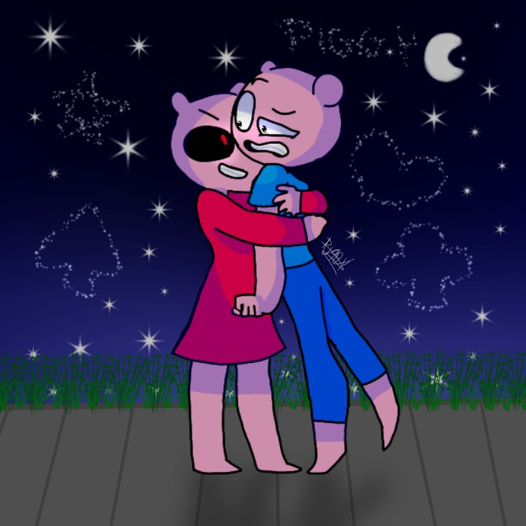 PIGGY Penny VS George - ibisPaint