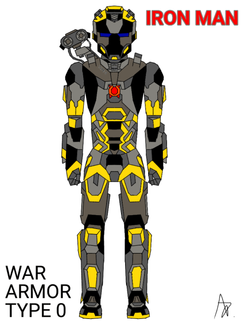 Iron Man war armor type 0 - ibisPaint