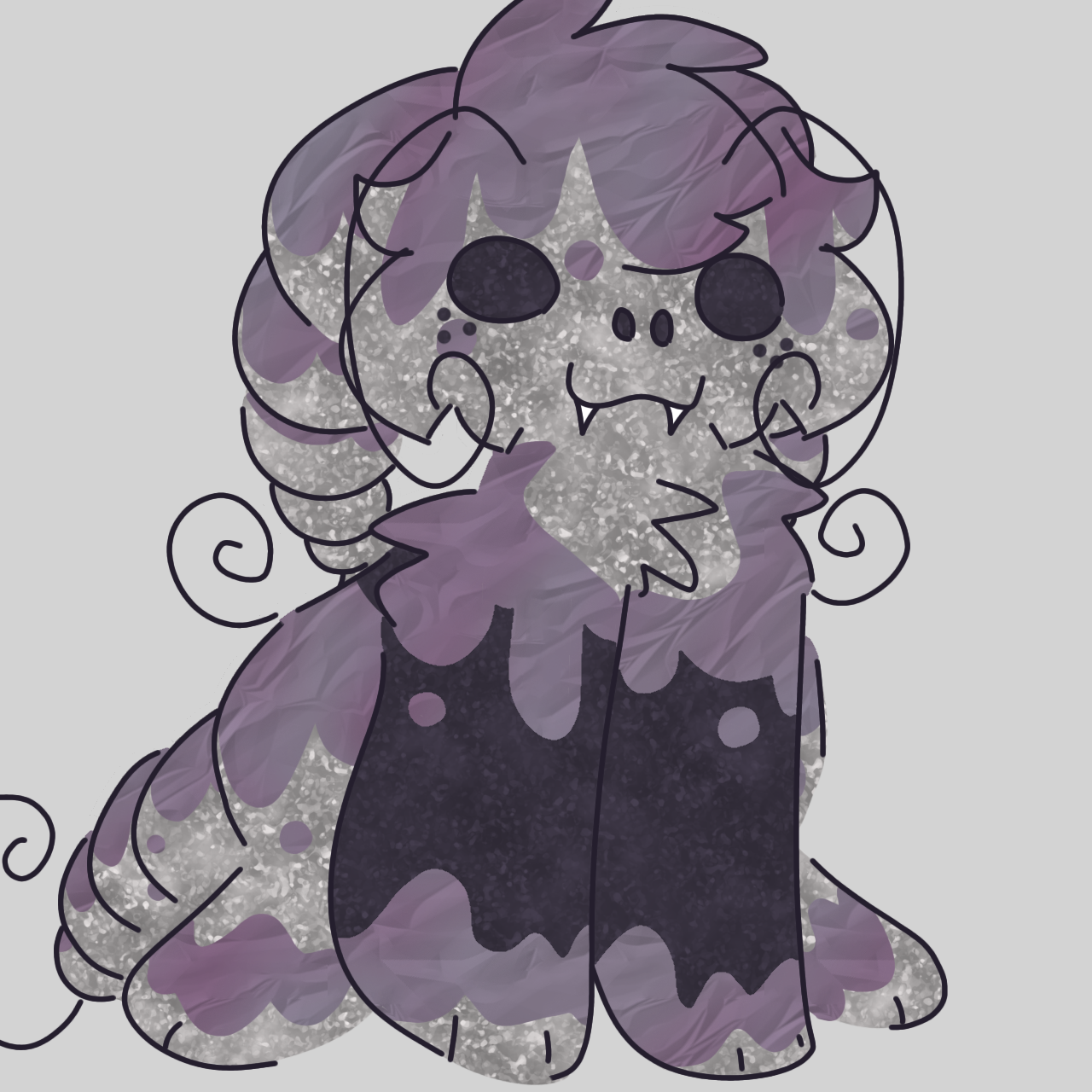 silly little rock creature - ibisPaint