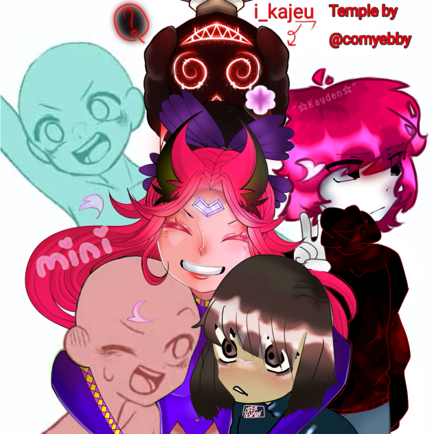 Friend group collab - ibisPaint