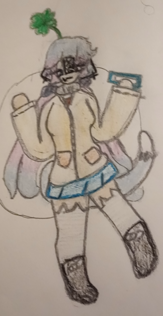 drew on paper - ibisPaint