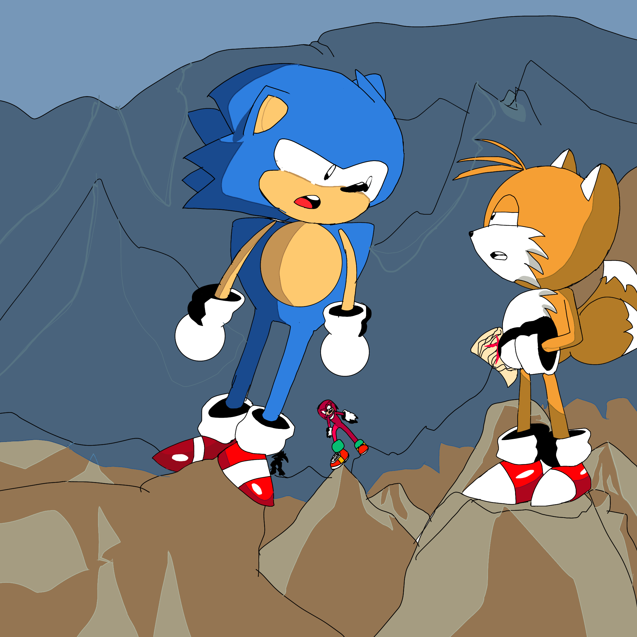 Sonic adventure toei + toei silver - ibisPaint