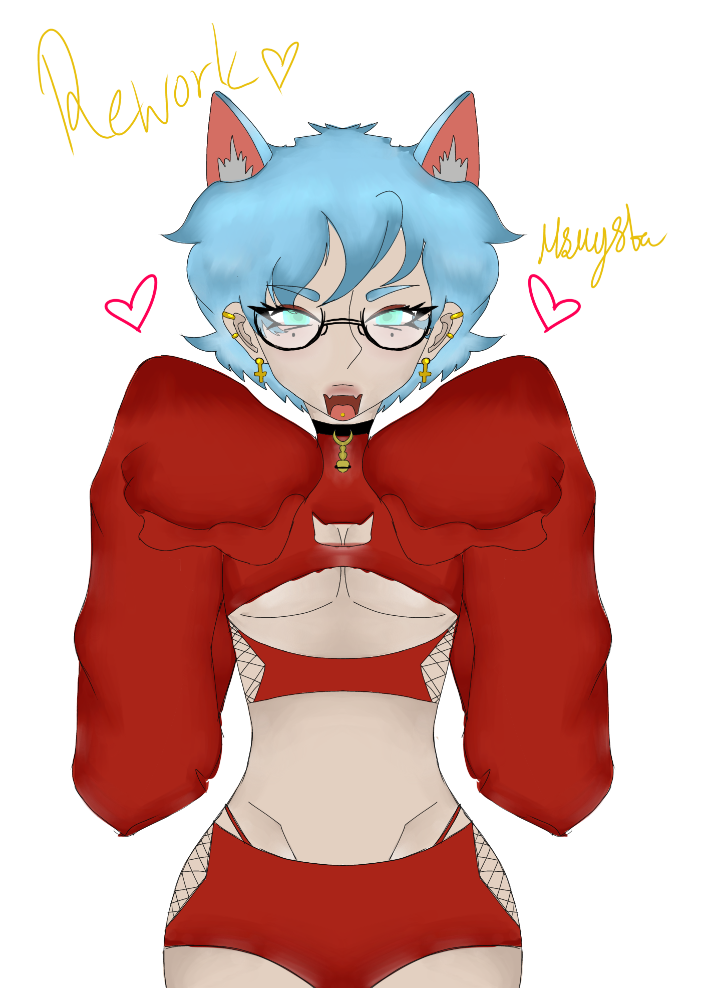 Rework of one of my femboys - ibisPaint