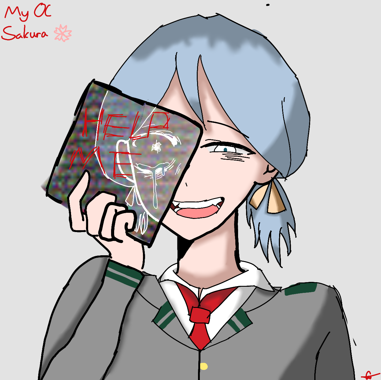 corrupted sakura - ibisPaint