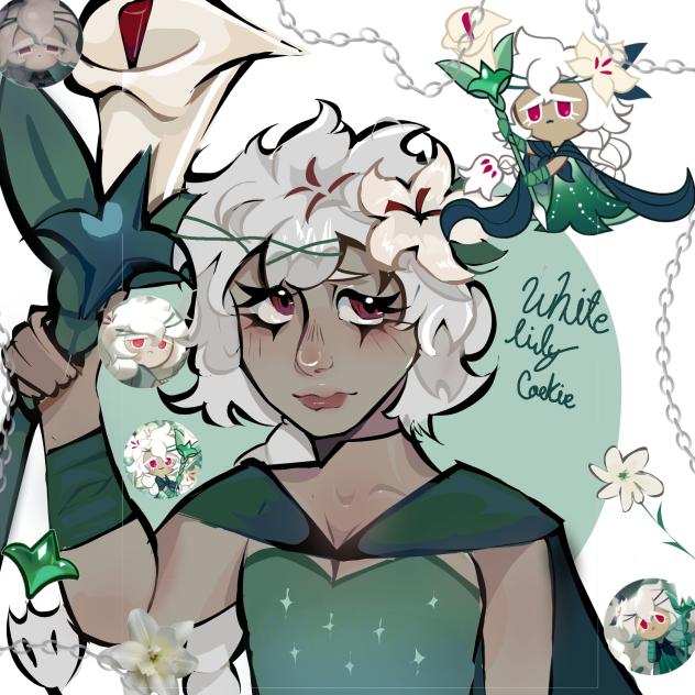 WHITE LILY COOKE - ibisPaint