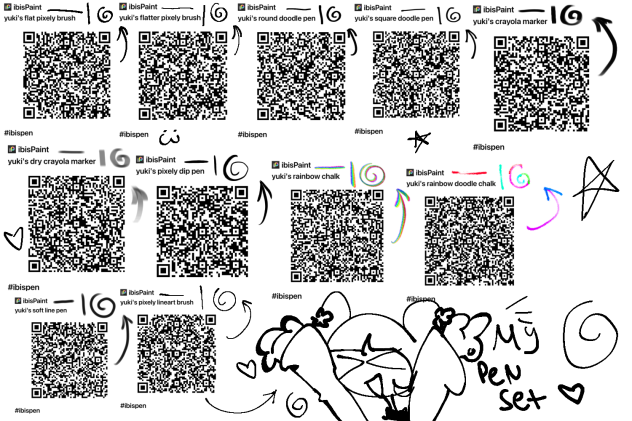 yuki's pen set - ibisPaint