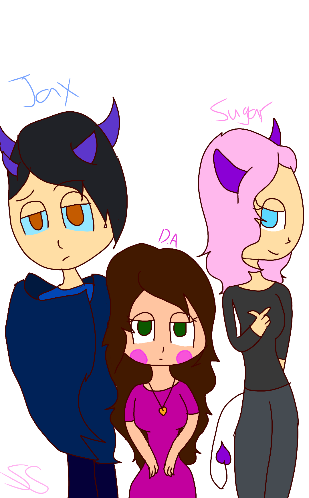 the demon trio of mischief - ibisPaint