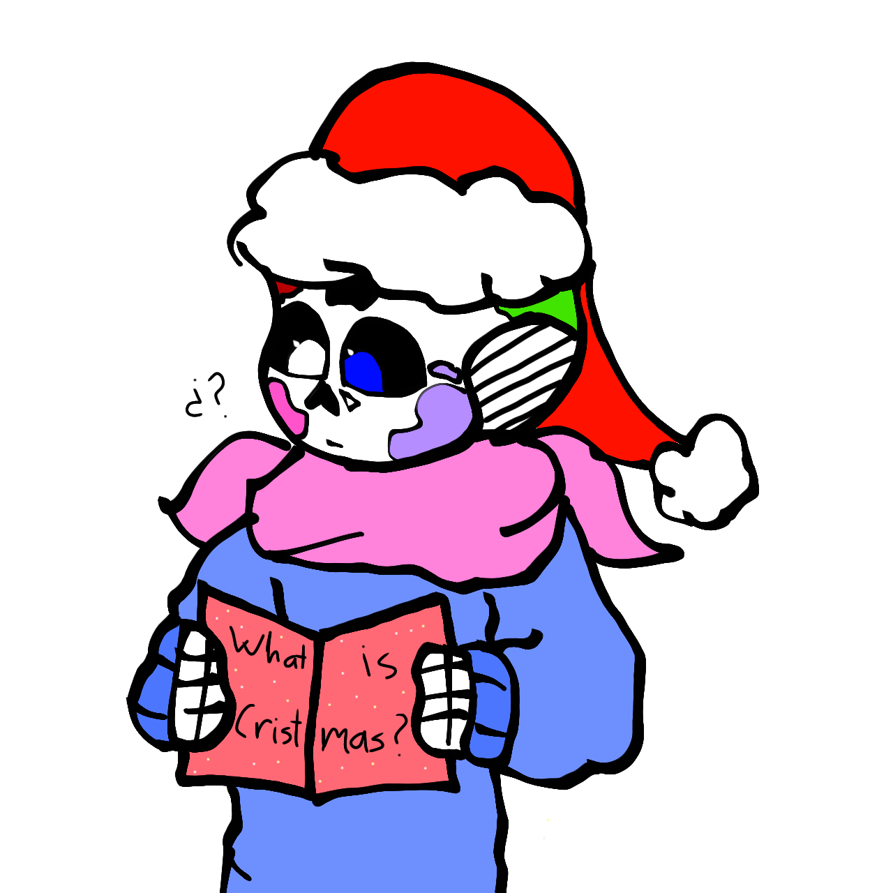 Painter!Sans and the Christmas - ibisPaint