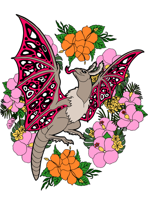 Insect Dragon Colored - ibisPaint