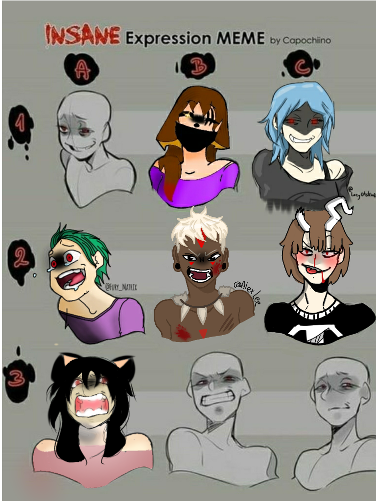 Insane expression collaboration - ibisPaint