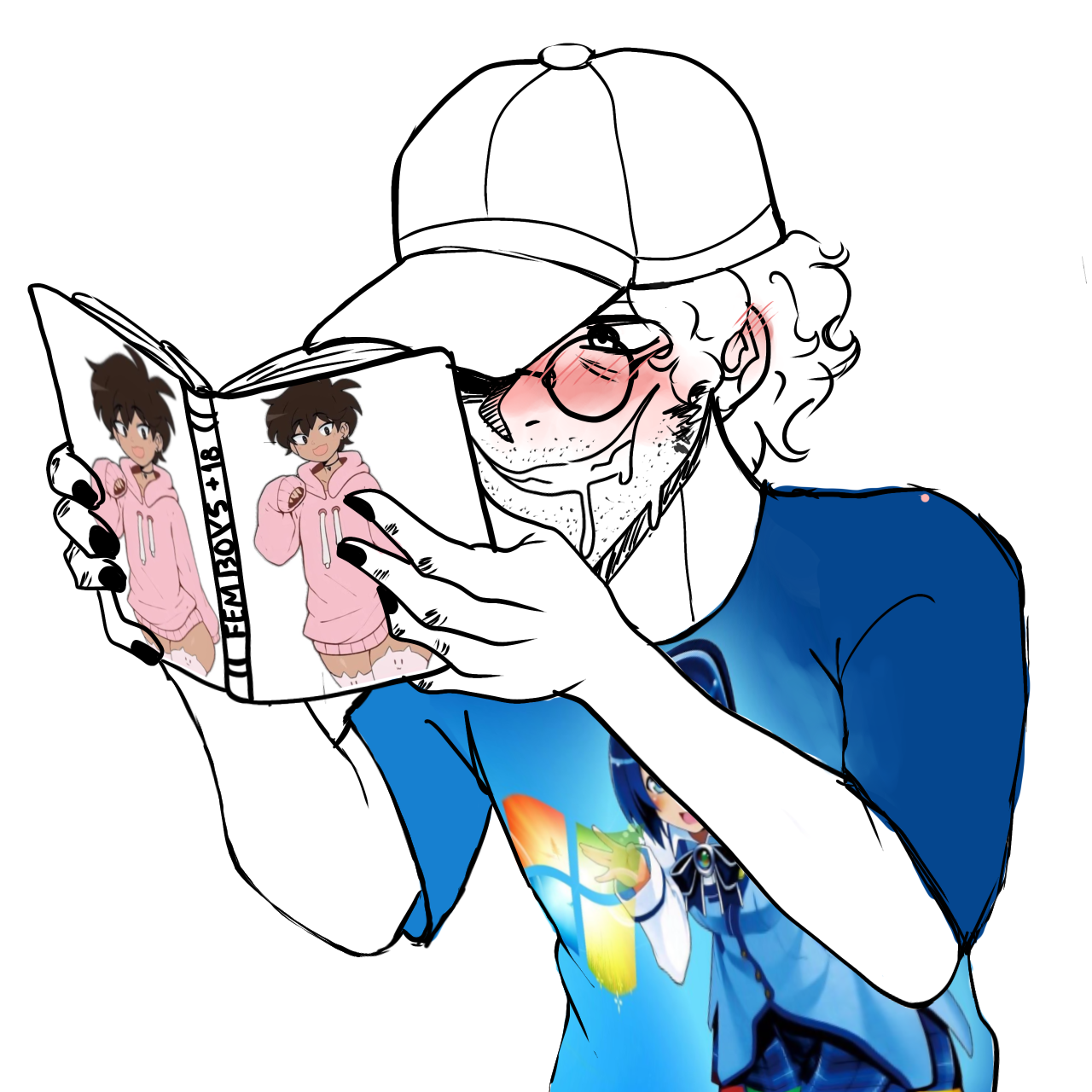 What are u reading Xavier - ibisPaint