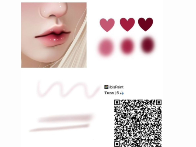 Airbrush for lips - ibisPaint