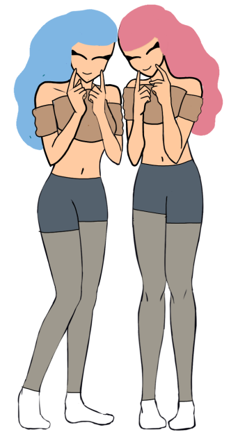 Cotton candy twins - ibisPaint