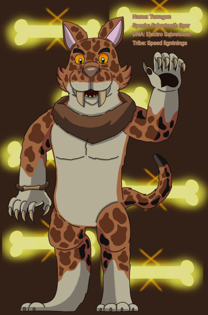Tarragon the electro sabretooth - ibisPaint