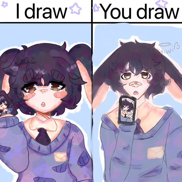I draw you draw with Raspberry - ibisPaint