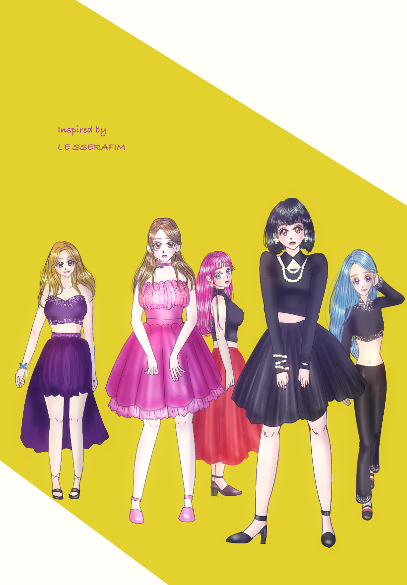 Le sserafim - ibisPaint