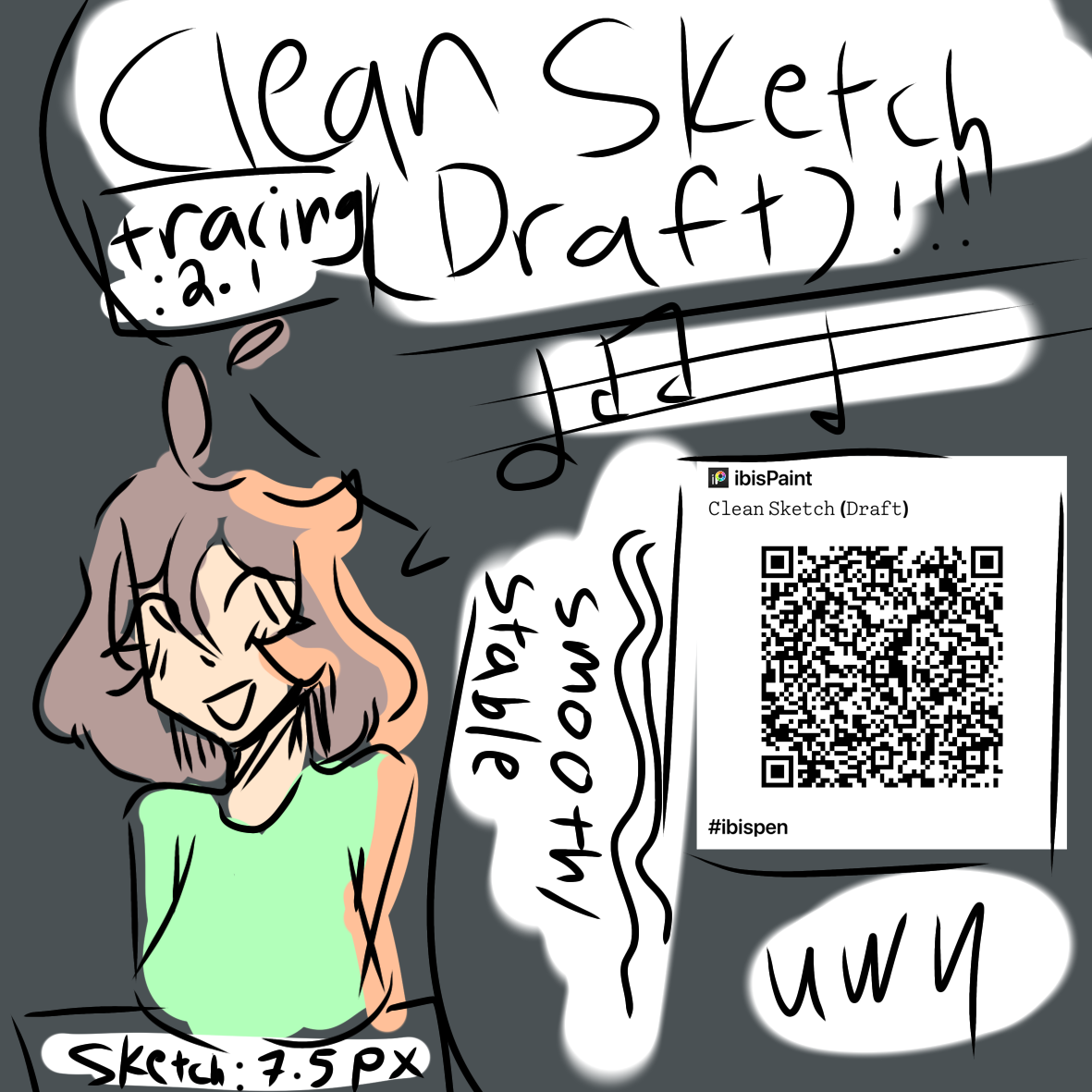 Clean Sketch (Draft) - ibisPaint