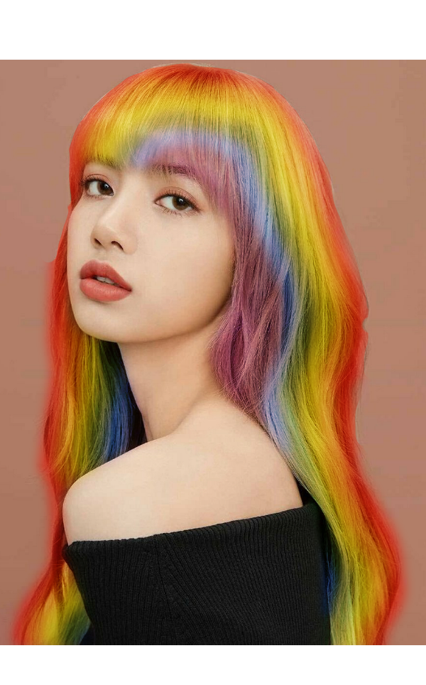 Lalisa Manoban Rainbow Hair - ibisPaint