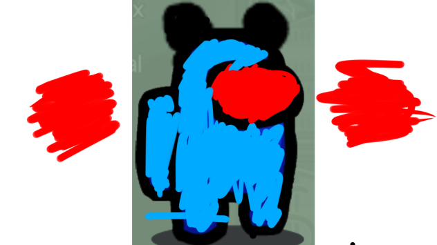 Speededit of a Among Us character - ibisPaint