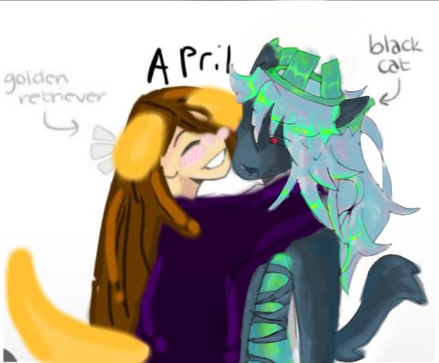 collab with APPLE I mean april - ibisPaint