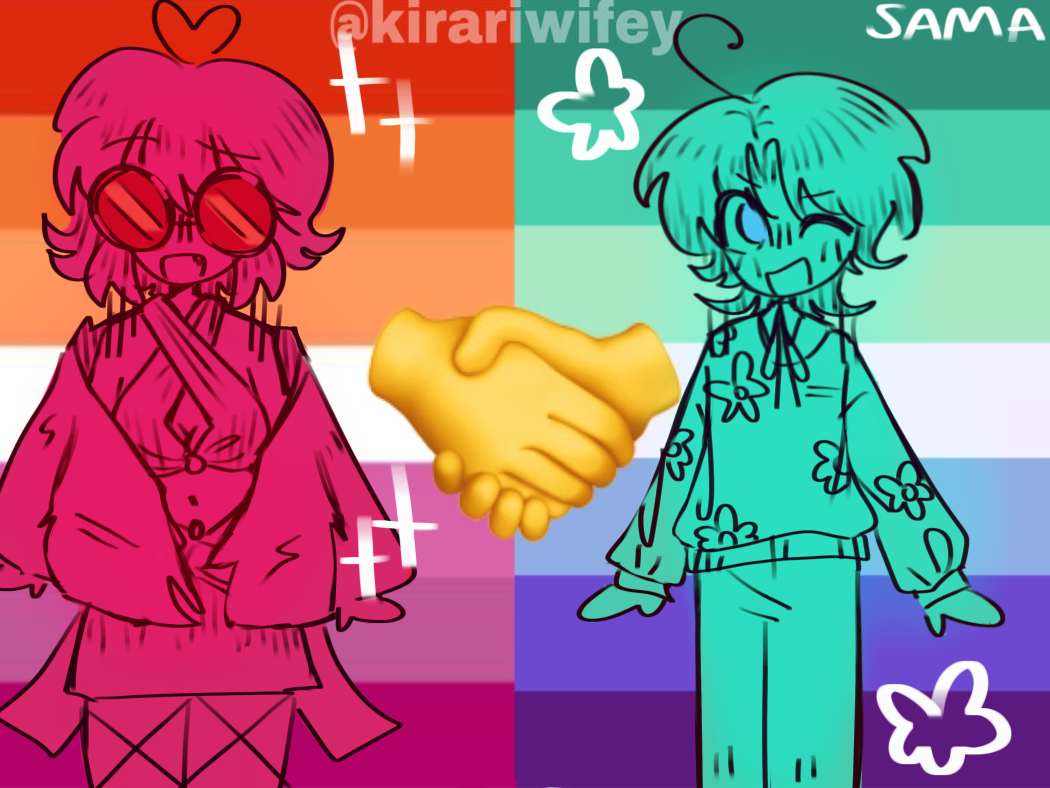 They are so mlm wlw solidarity - ibisPaint