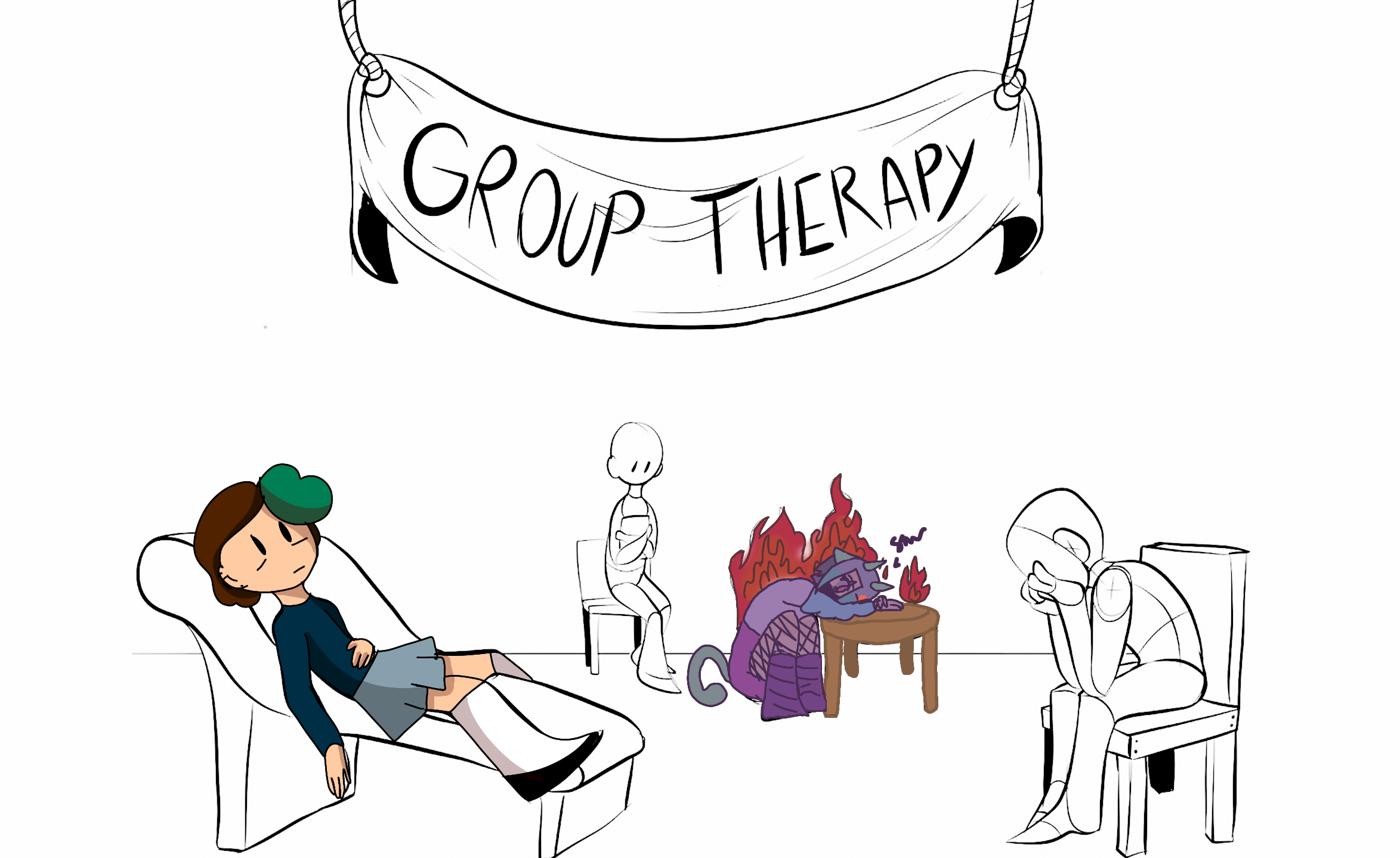 collab with soup bread and art - ibisPaint