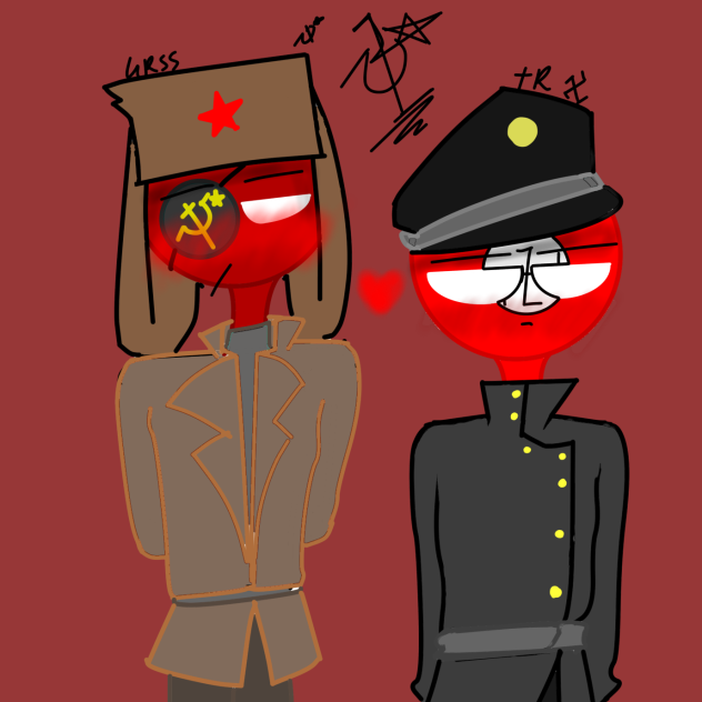 Countryhumans-URSSxThird Reich - ibisPaint
