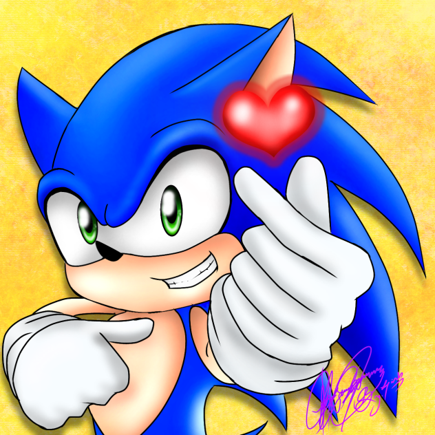 sonic the hedgehog - ibisPaint