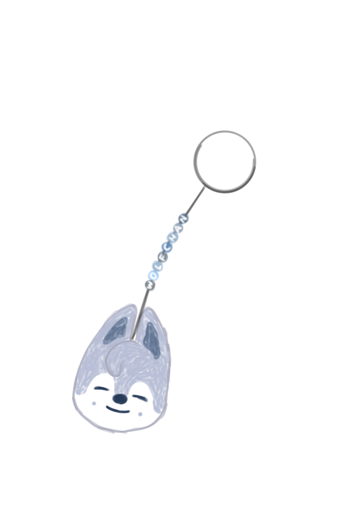 Wolfchan SKZOO keychain(WOLFCHAN Ver.) - ibisPaint