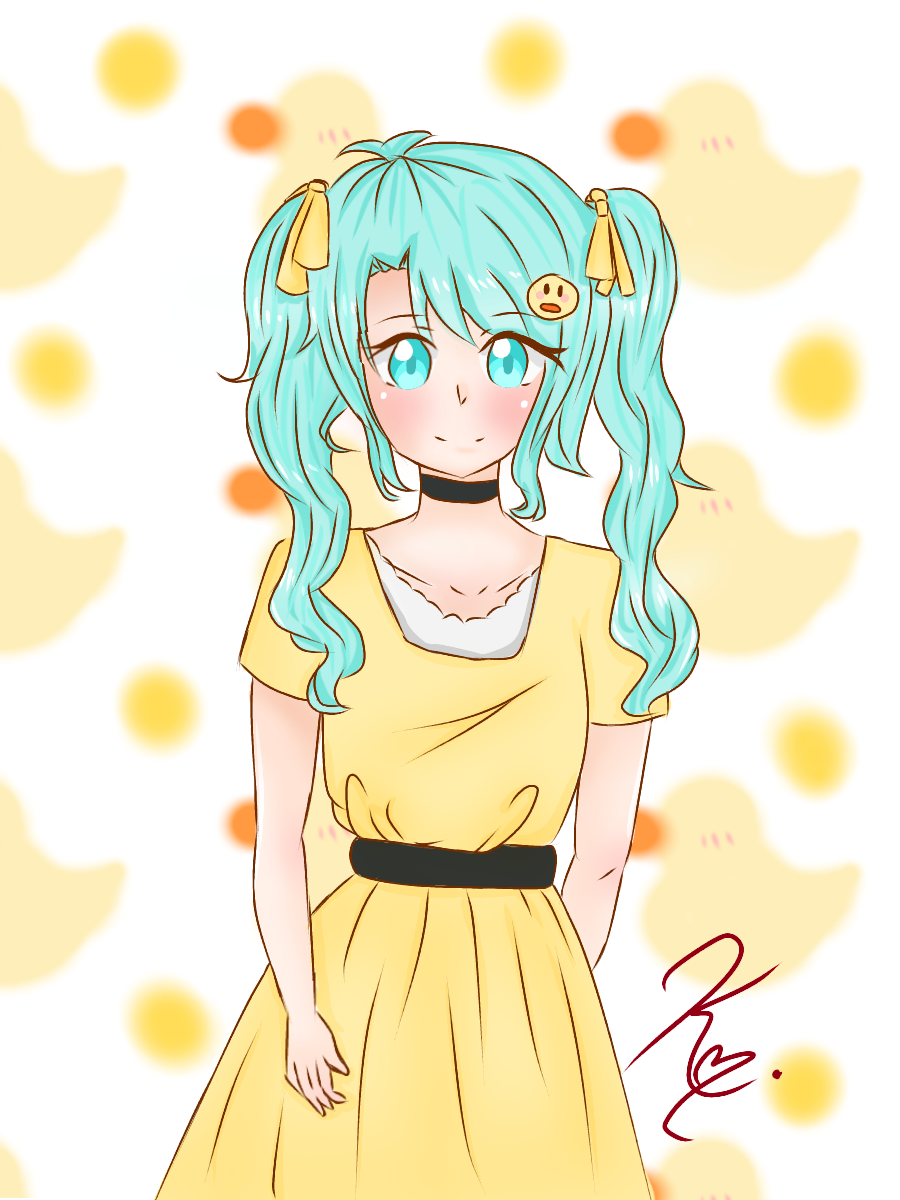 Yellow duckie - ibisPaint