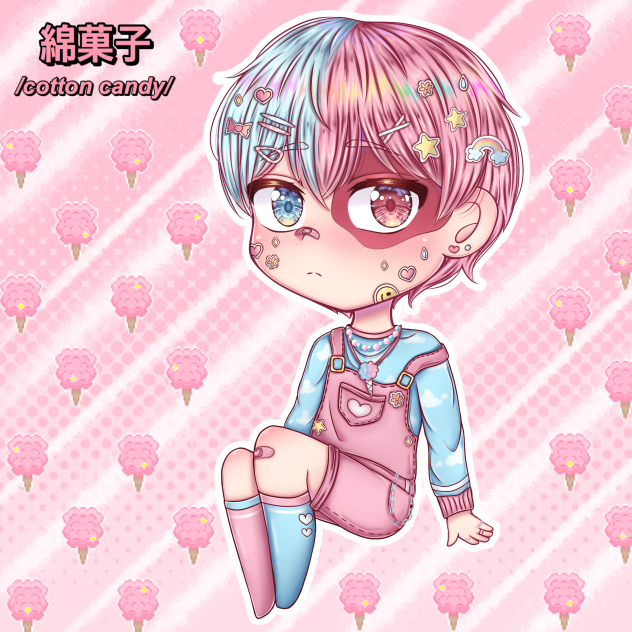 Cotton Candy Todoroki - ibisPaint