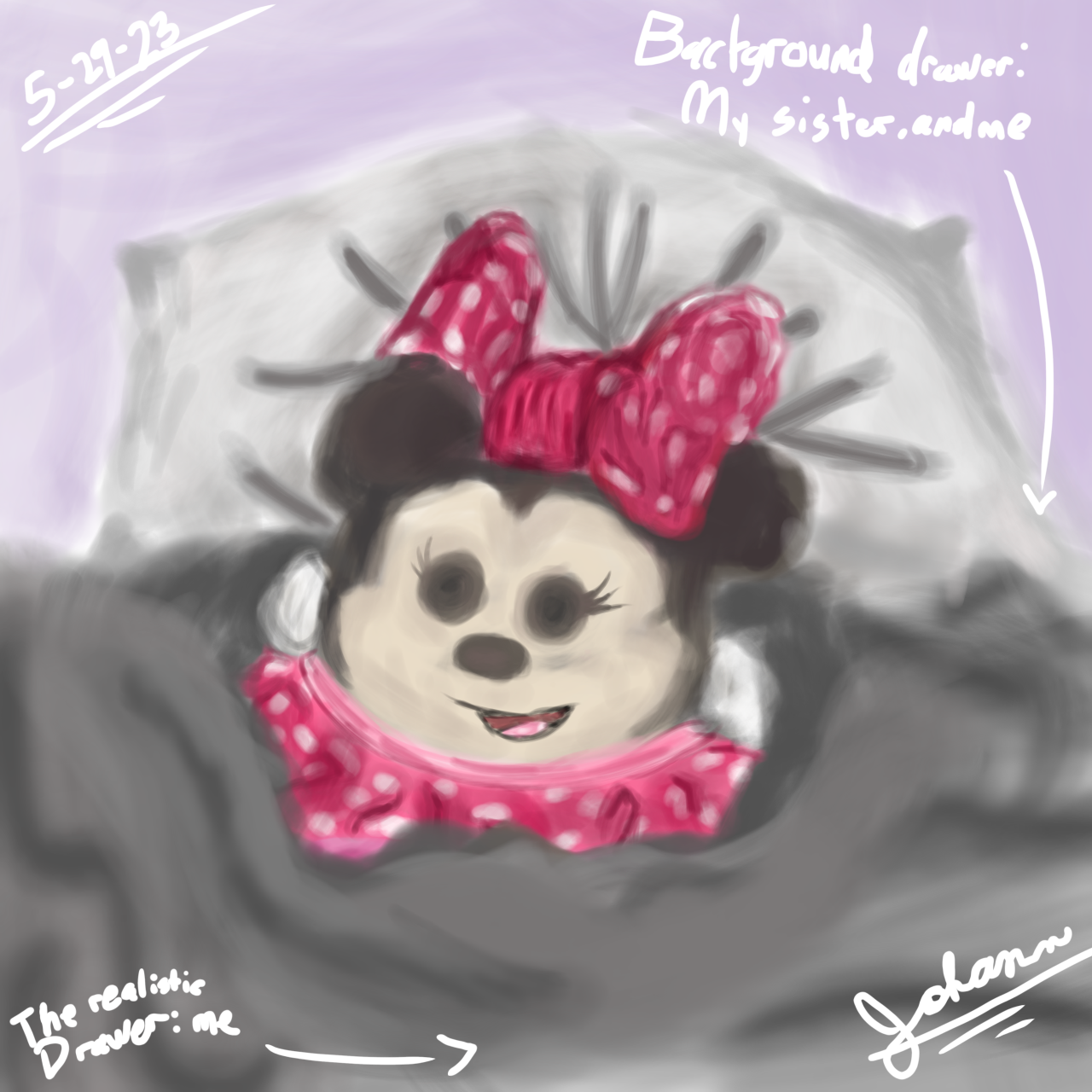 Minnie plushy 💜 - ibisPaint