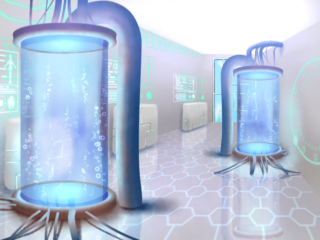 ラボ(白) laboratory(white) - ibisPaint