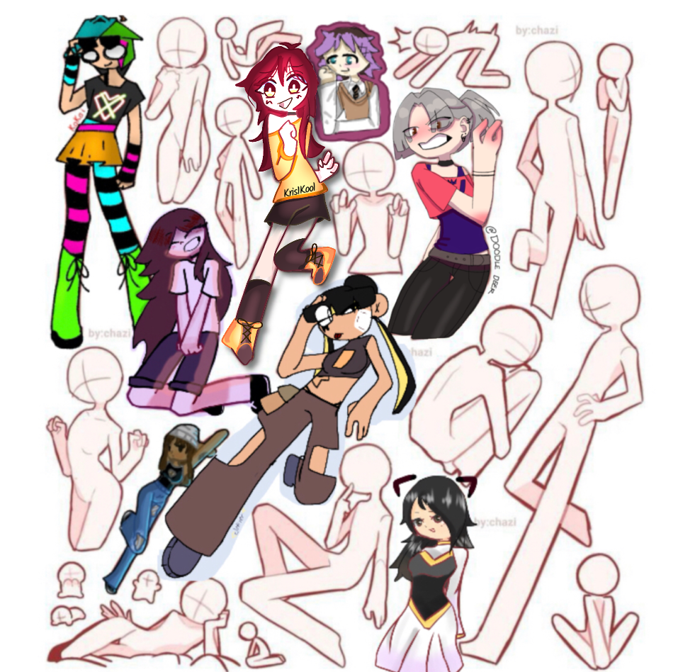 I joined a pose collab!! - ibisPaint