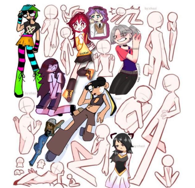 I joined a pose collab!! - ibisPaint