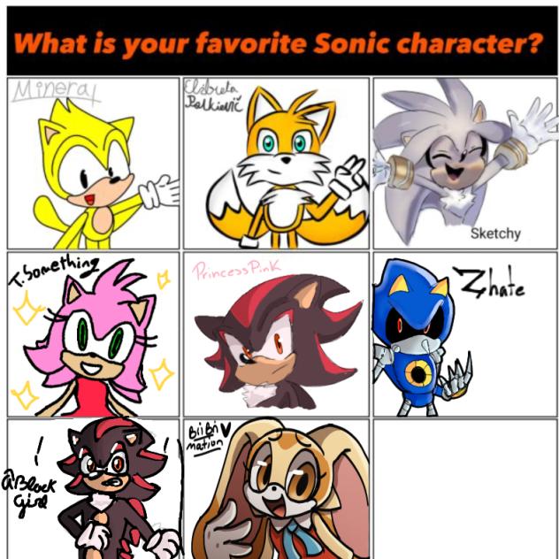 Favorite Sonic character collab - ibisPaint