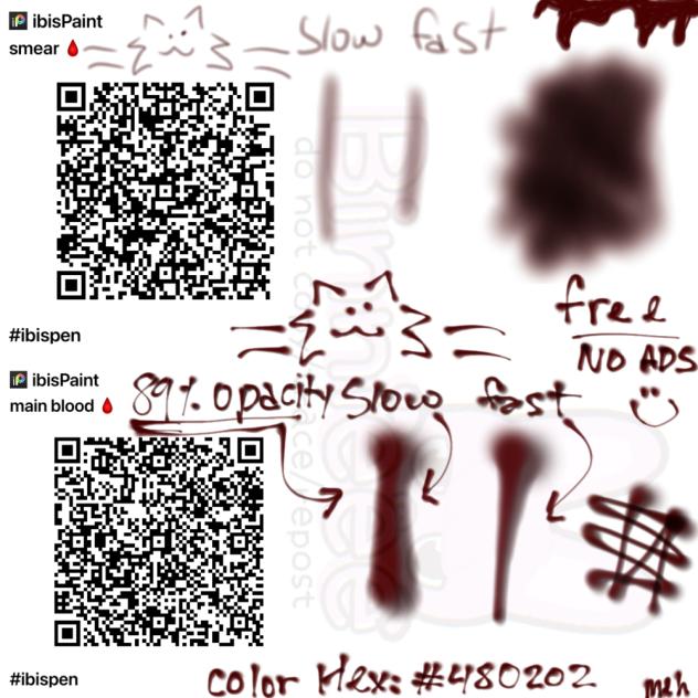 blood brush pack - ibisPaint