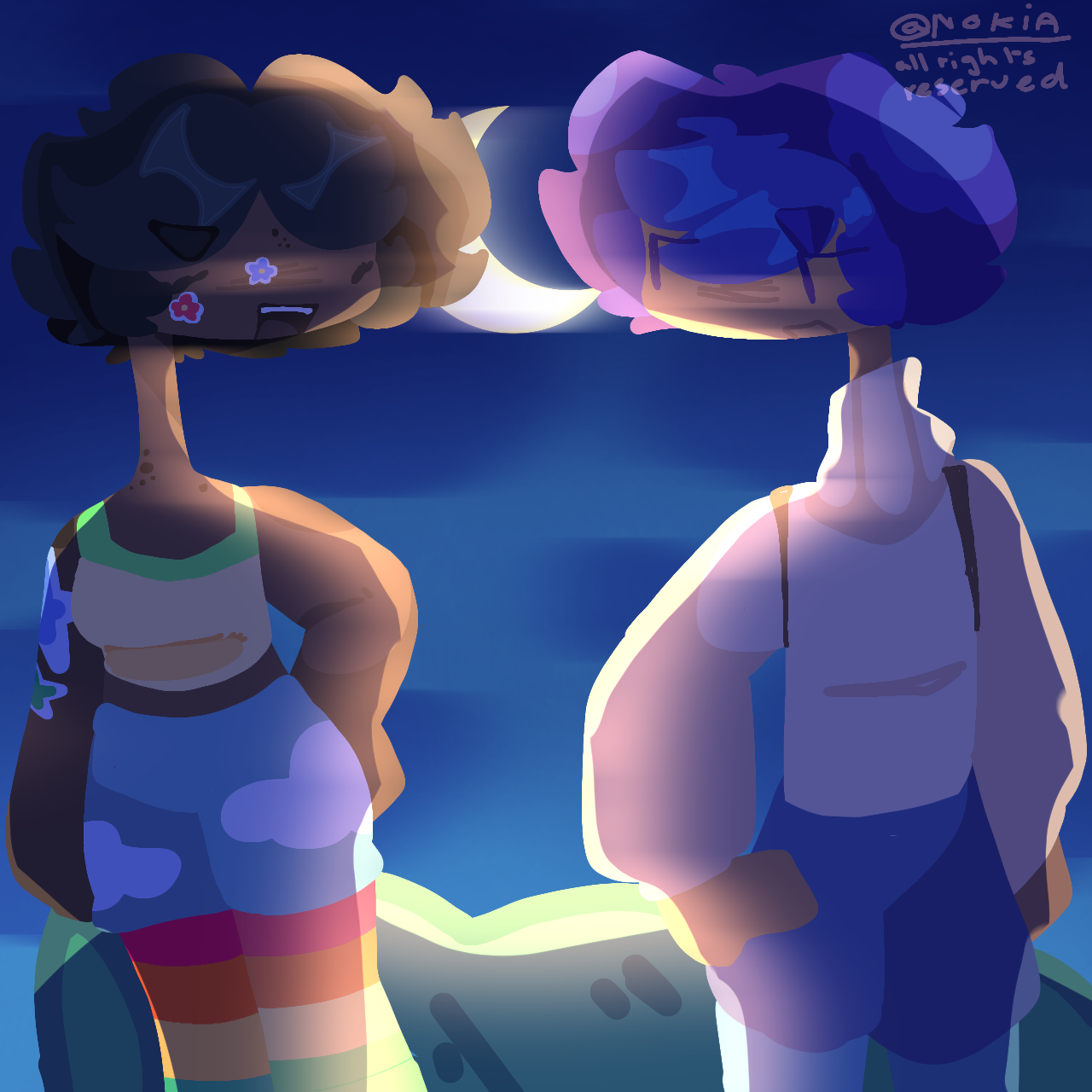 dead yet alive, with no real feelings - ibisPaint