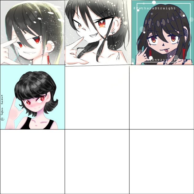 9 art styles collab - ibisPaint