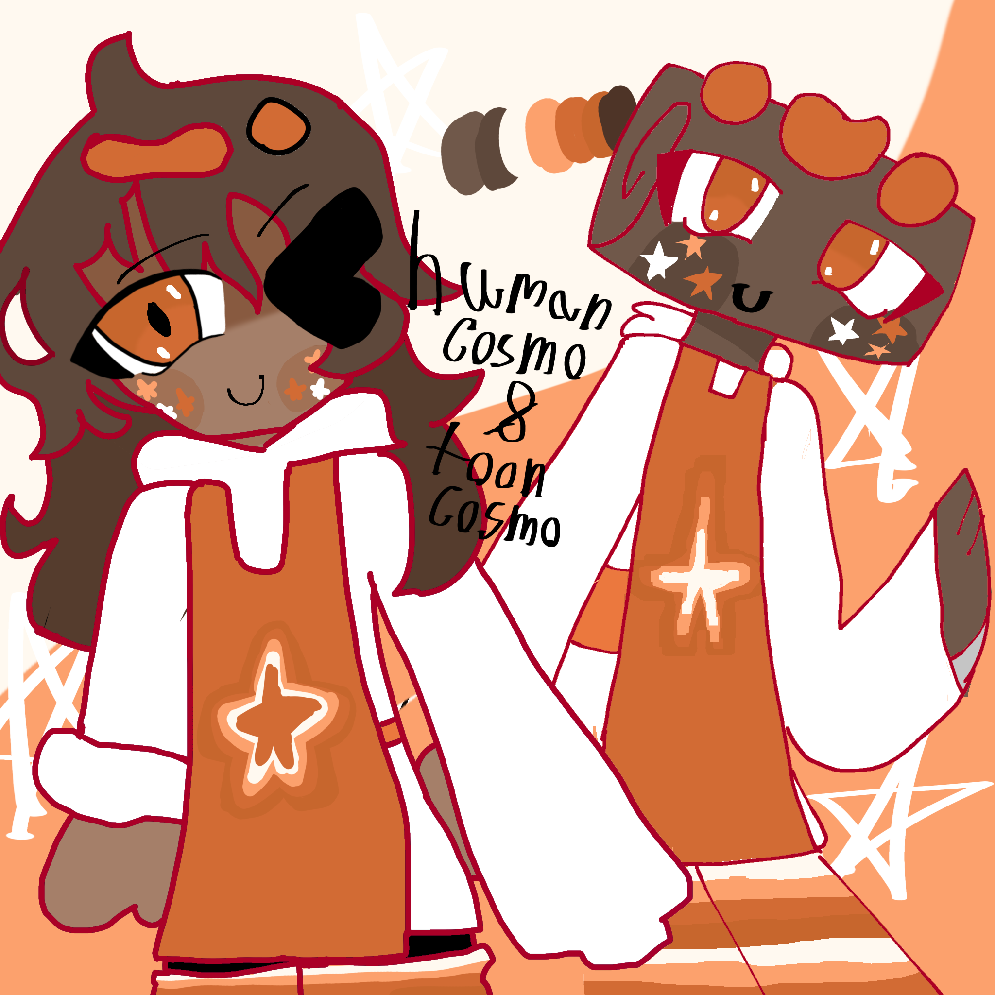 Human and toon Cosmo - ibisPaint