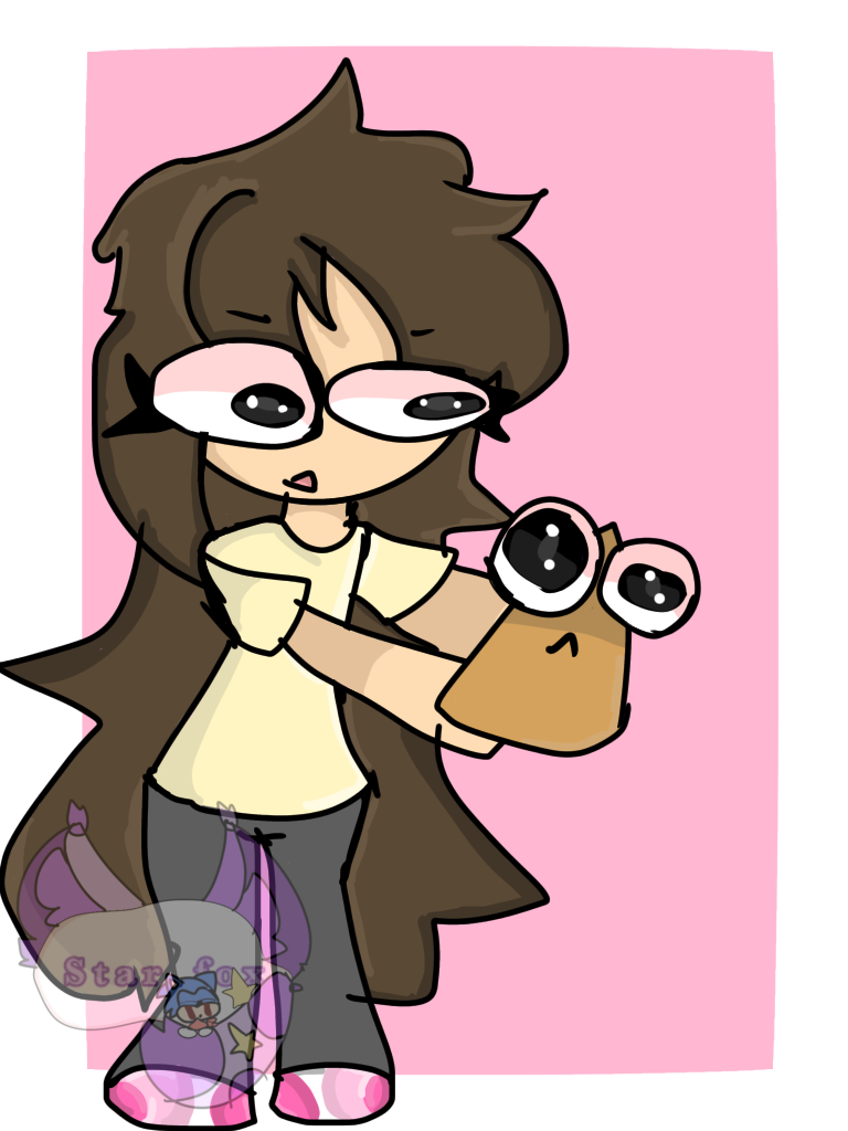 Me and Pou - ibisPaint