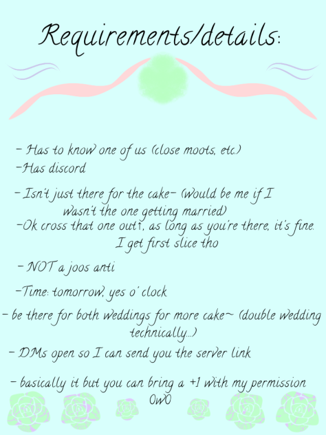 Wedding requirements- - ibisPaint