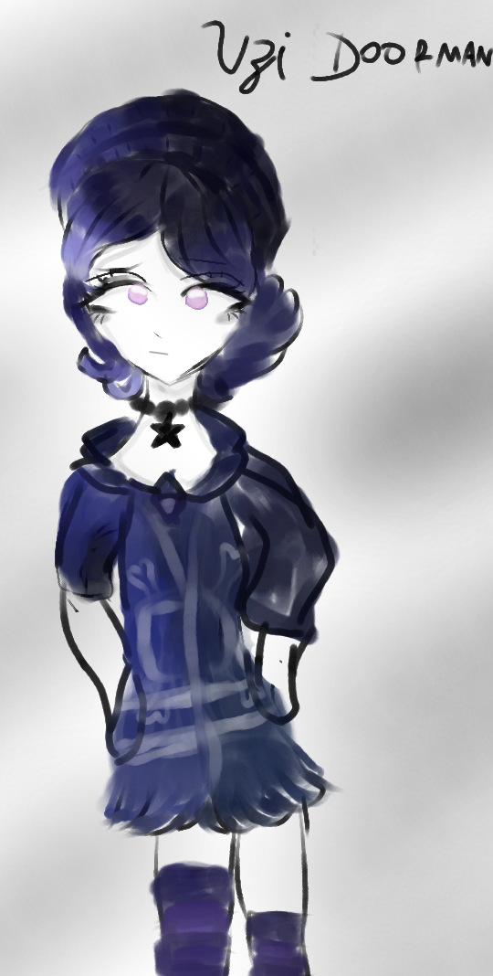 human uzi doorman🖤💜 - ibisPaint