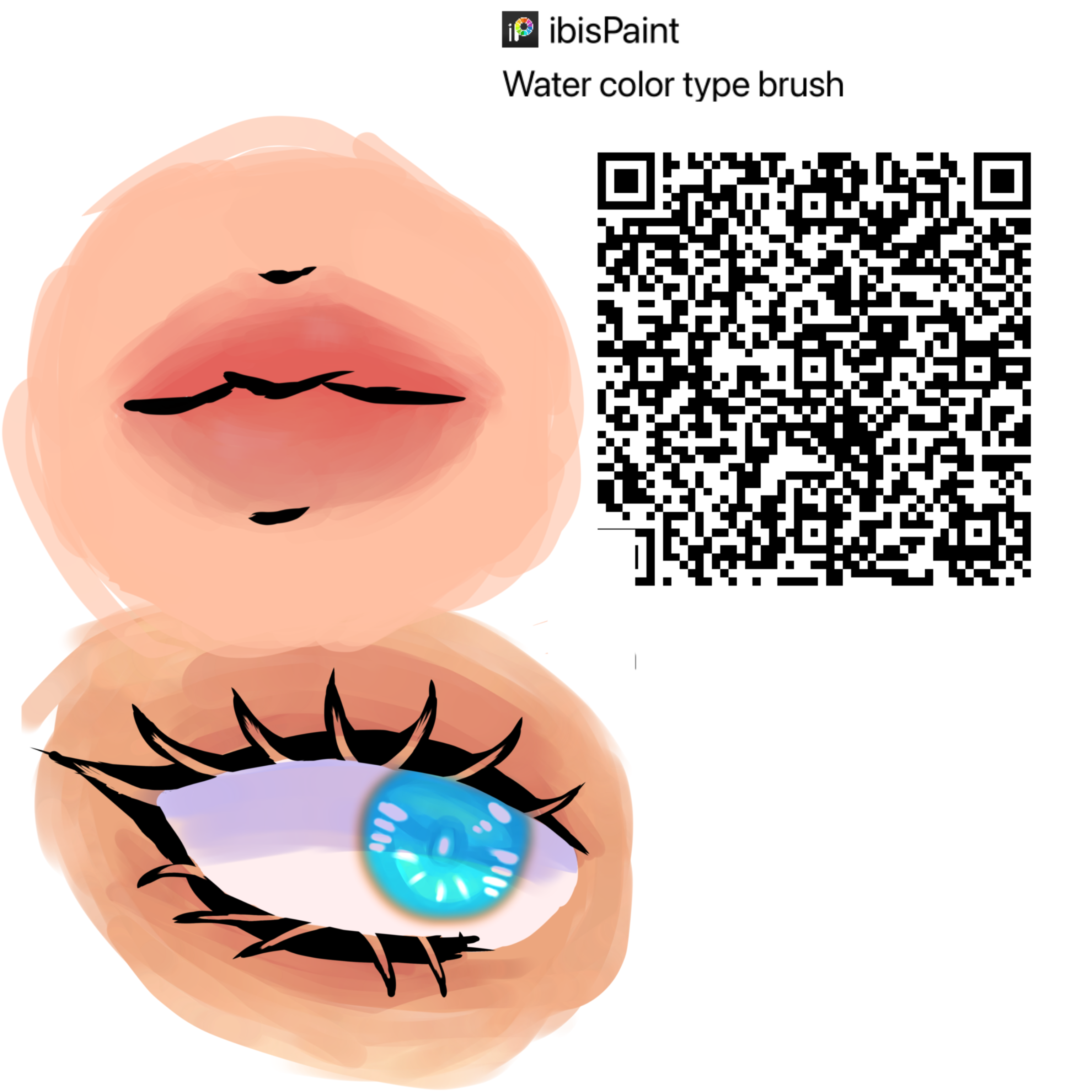 Water color type brush - ibisPaint