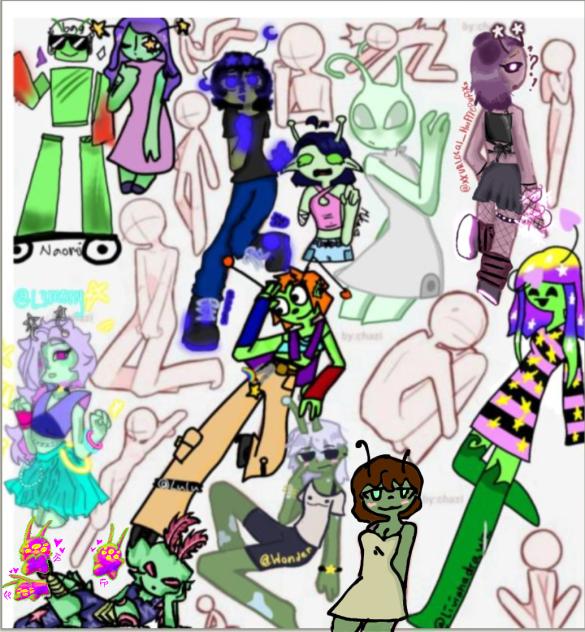 Alien collab!!! - ibisPaint