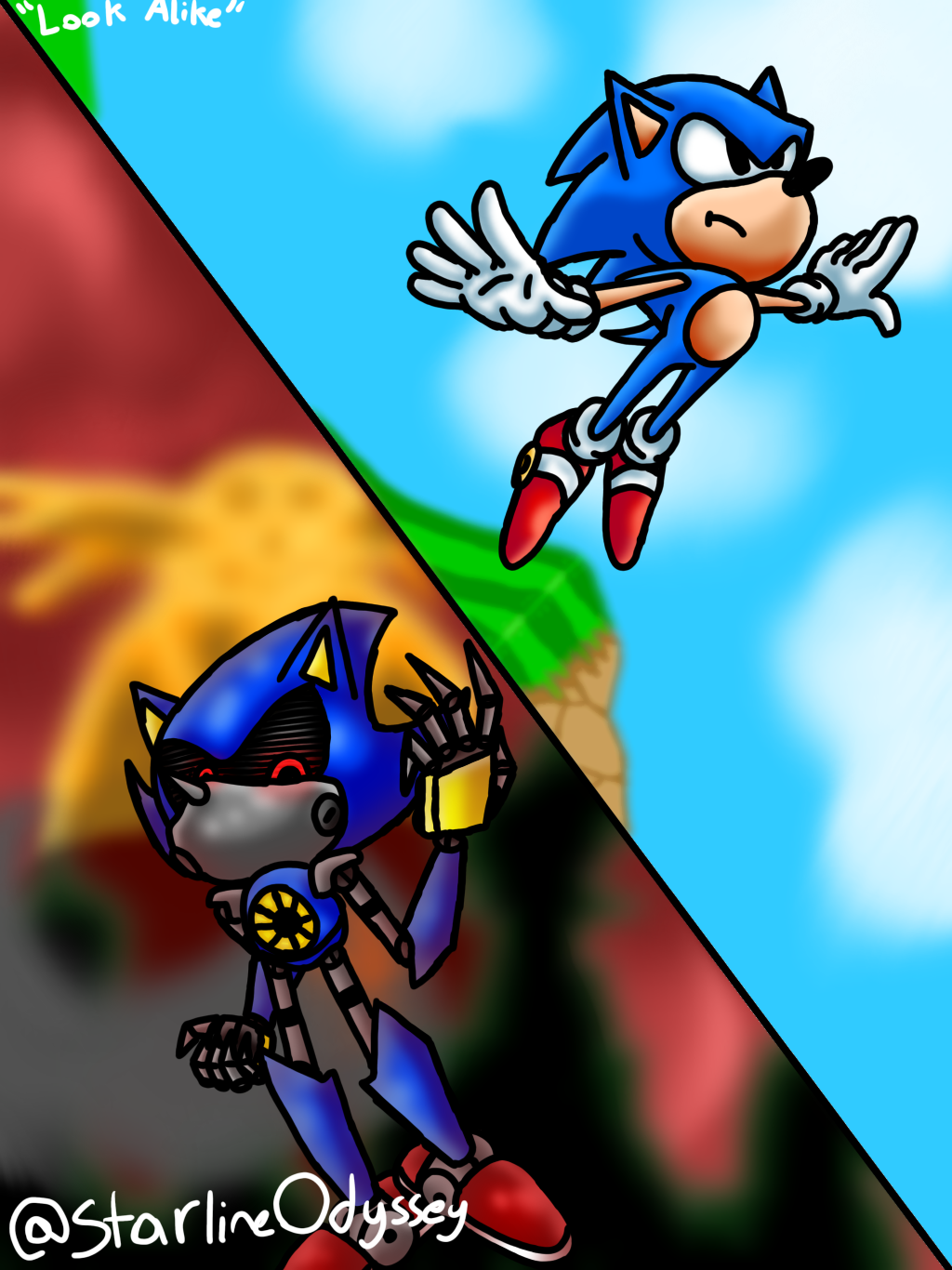 Look Alike #31DaysSonic - ibisPaint