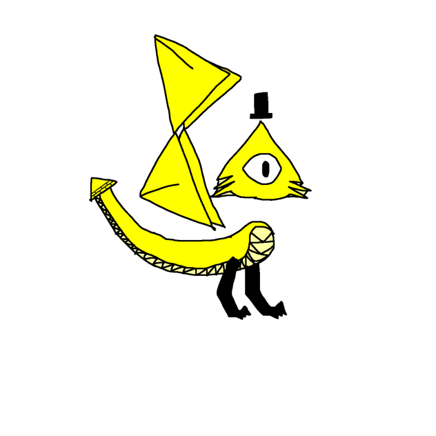 Bill Cipher as a Dragon - ibisPaint