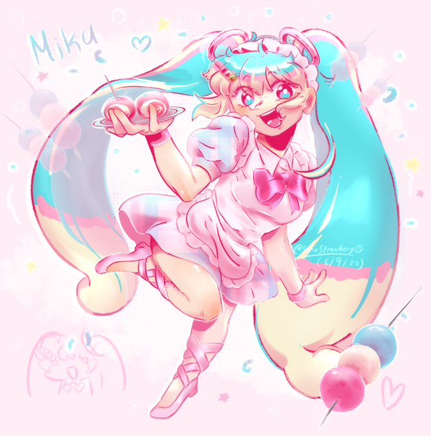 Mochi Miku🍡 og by TAK on YT - ibisPaint