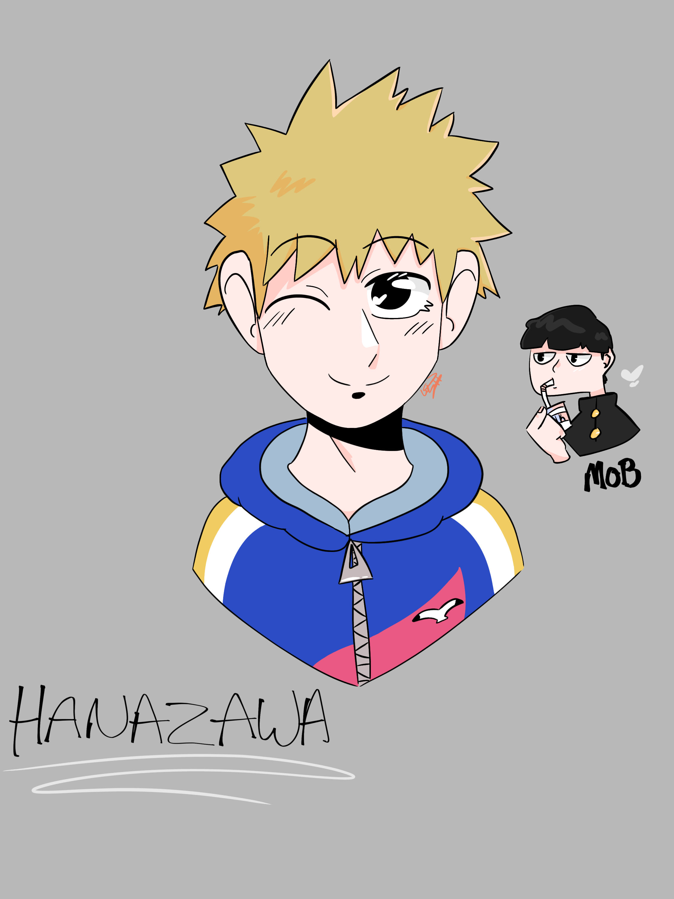 Hanazawa From Mob Psycho 100💛 - ibisPaint
